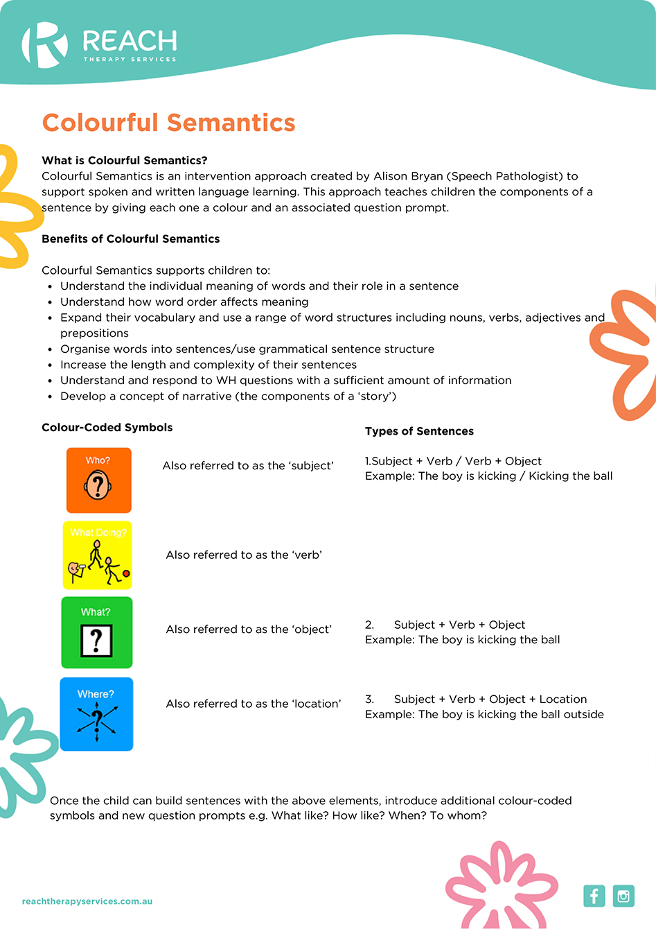 Resources - Reach Therapy Services