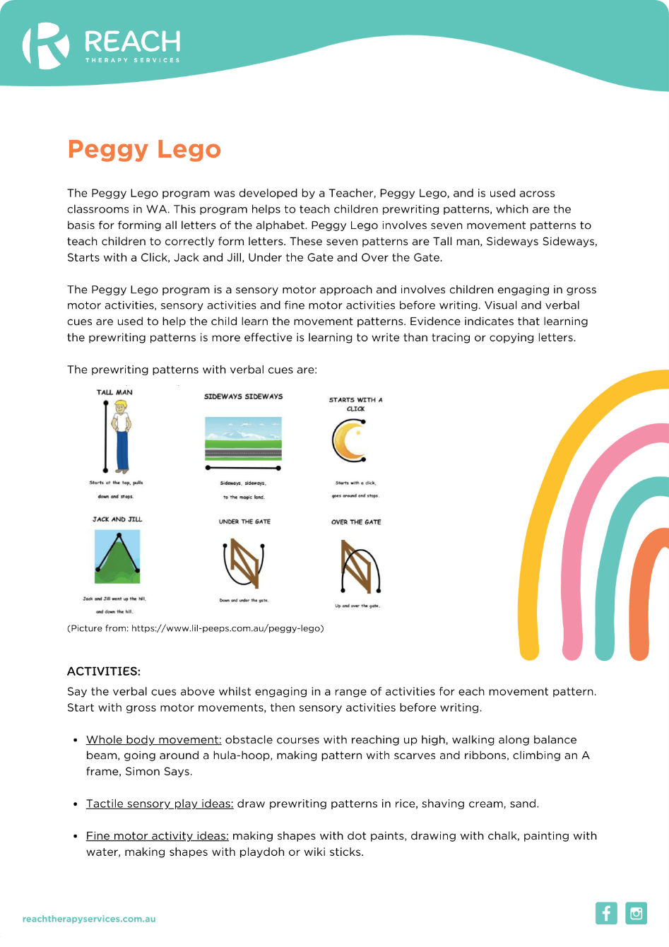 Resources - Reach Therapy Services